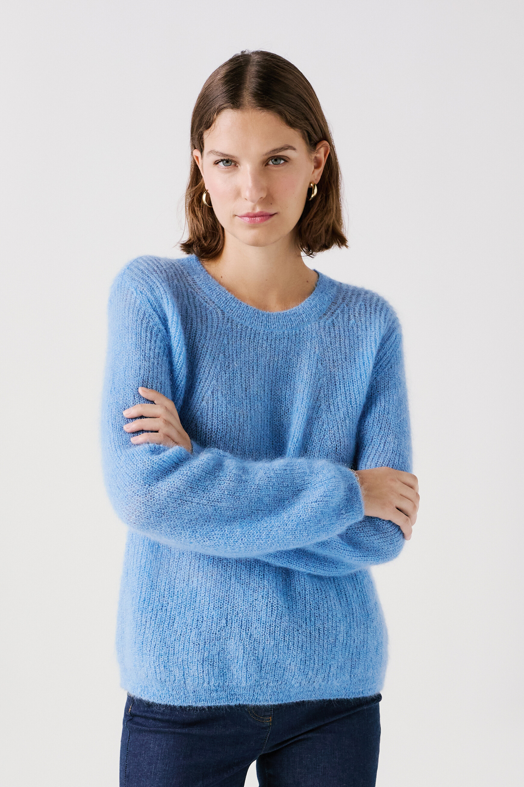 Jersey Mjoe azul cielo mujer