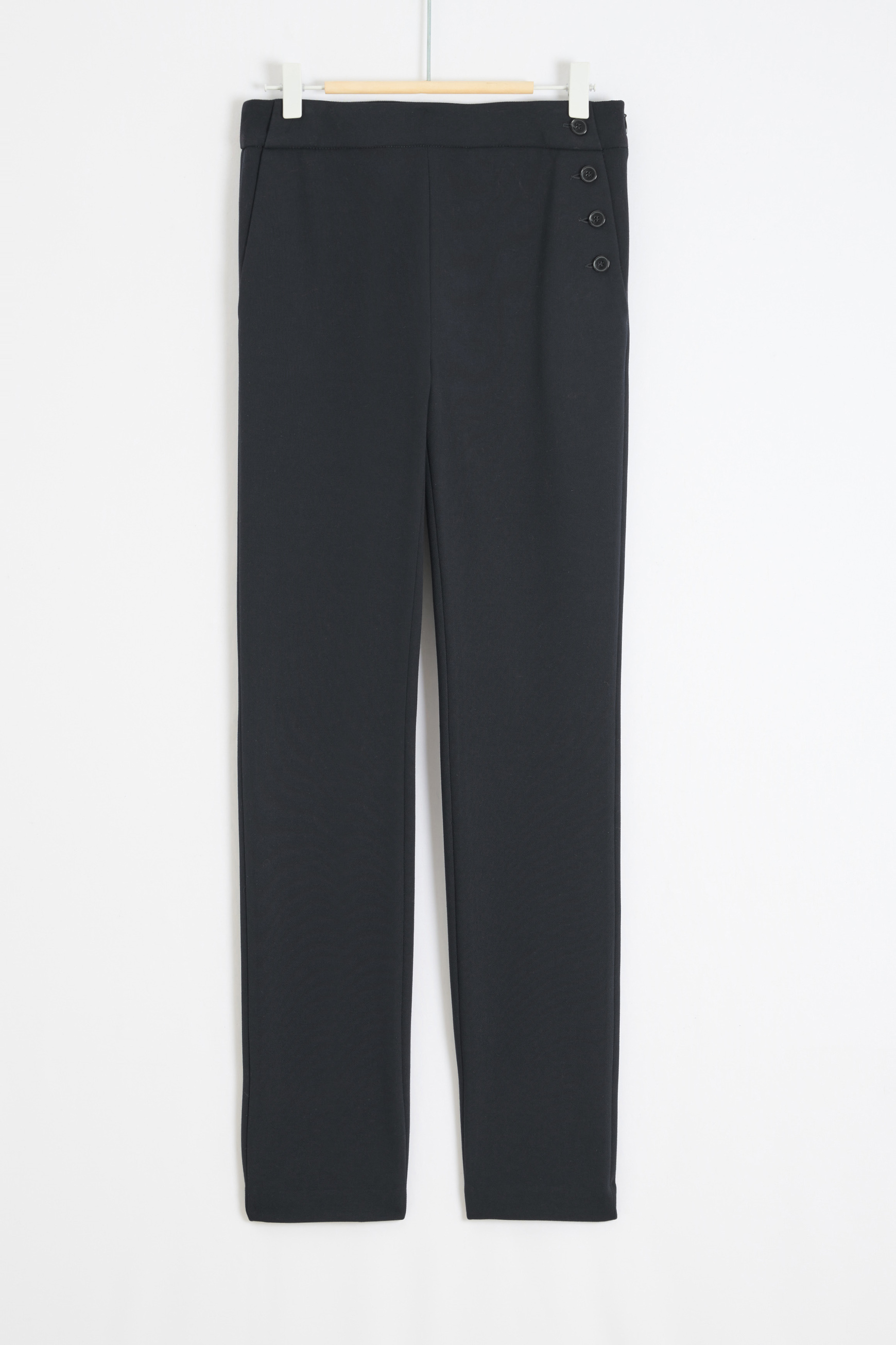 pantalon ron noir femme | Caroll