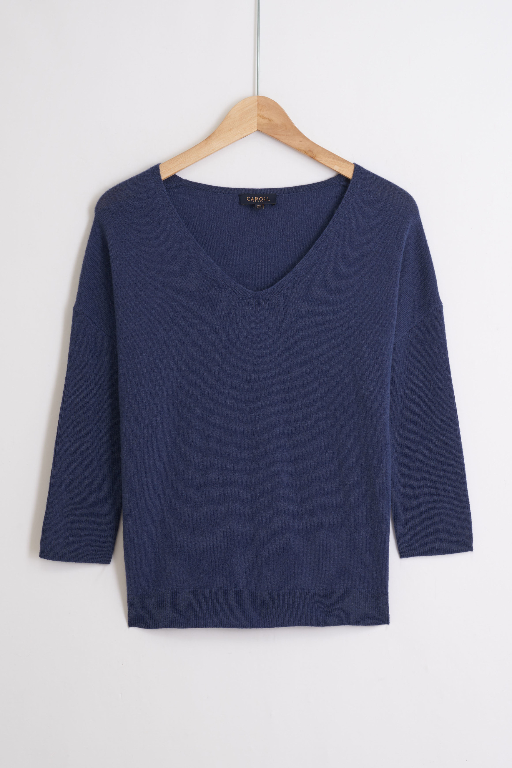 pull ambre bleu femme