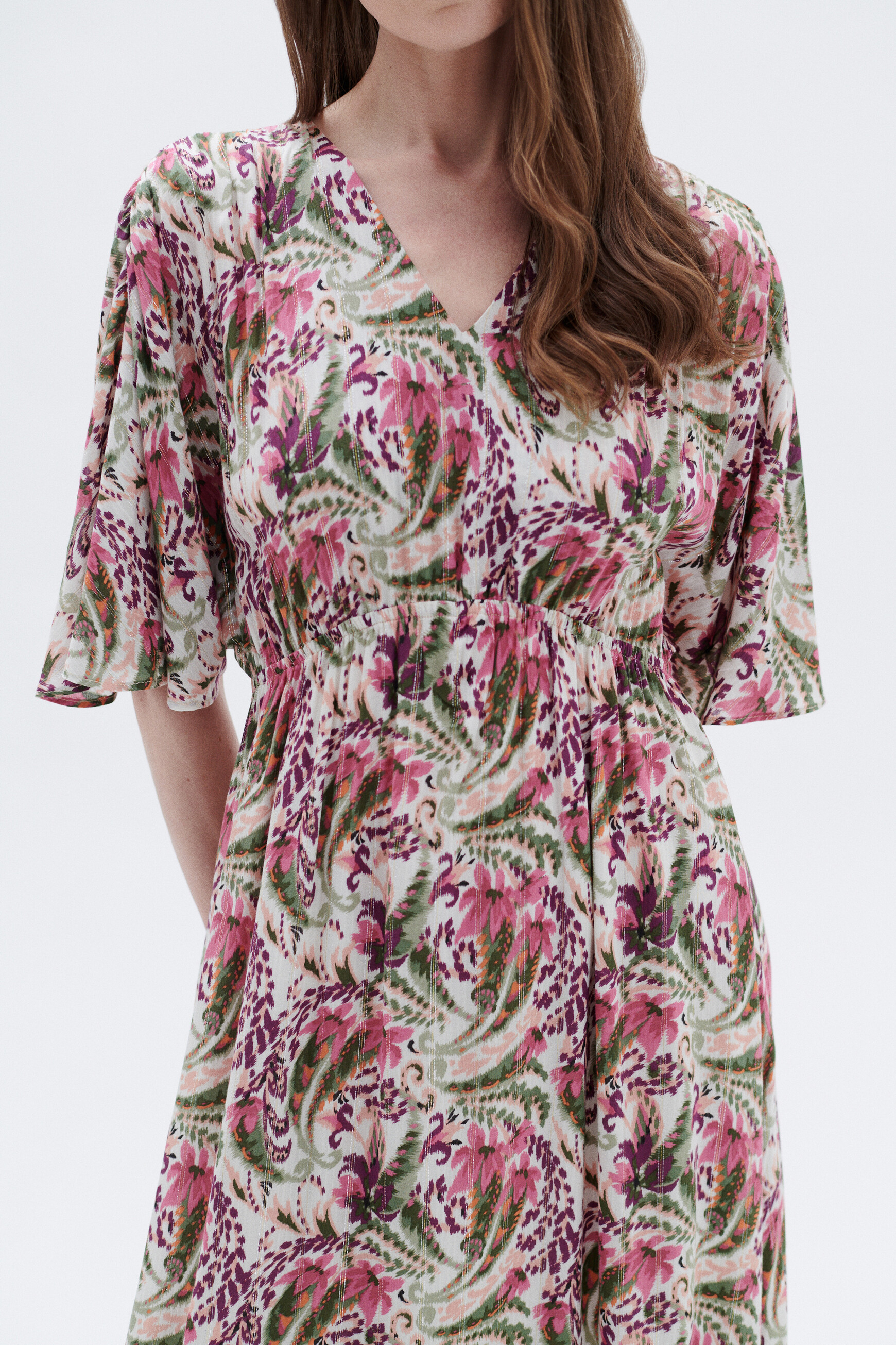 Robe daniela rose corail femme