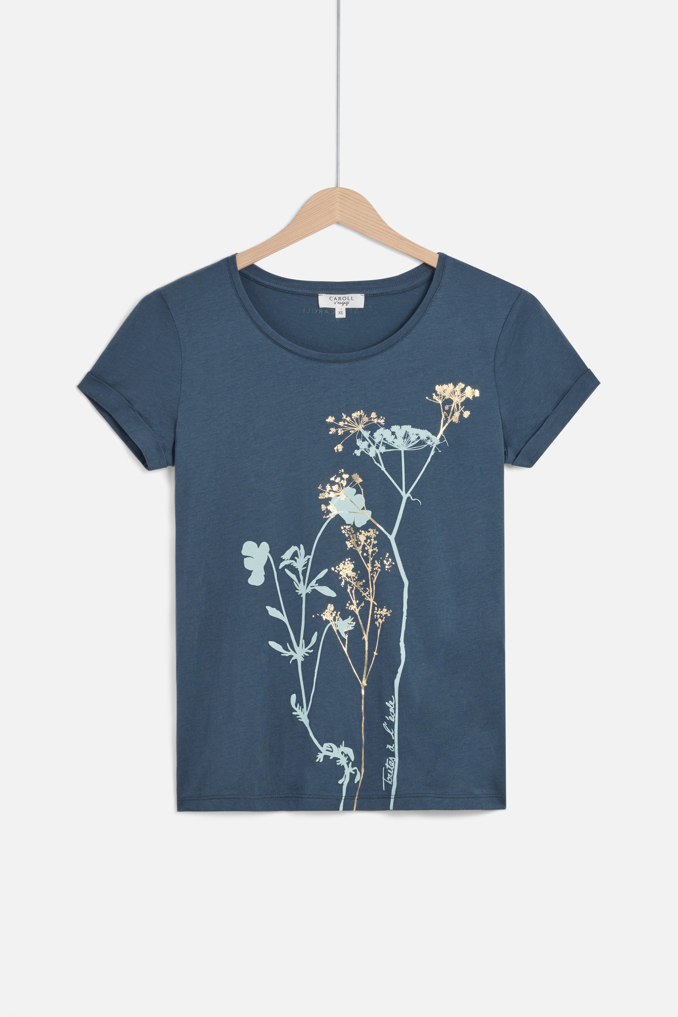 T-shirt Maxine marineblauw vrouw | Caroll