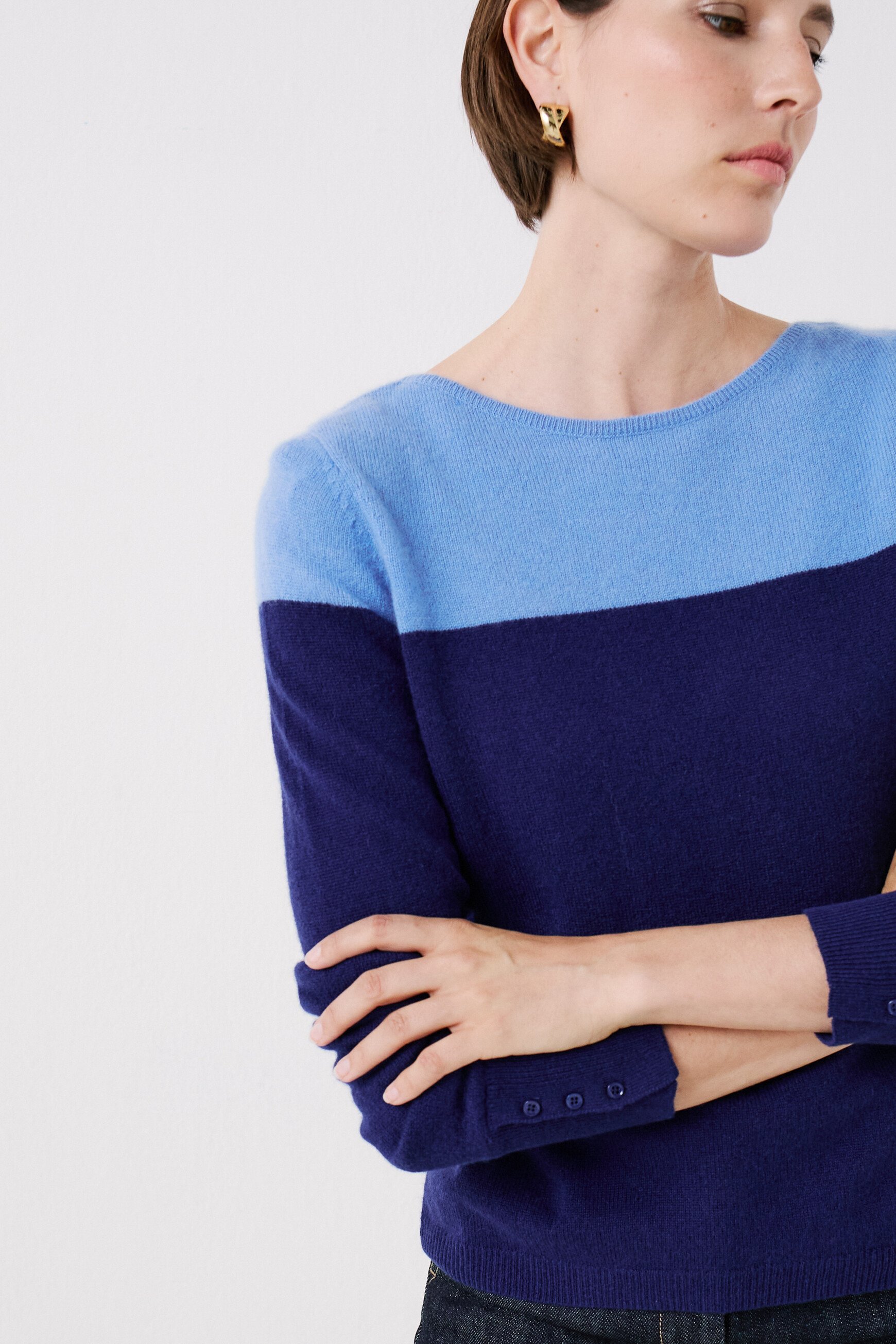 Pull zoe bleu fonce femme | Caroll