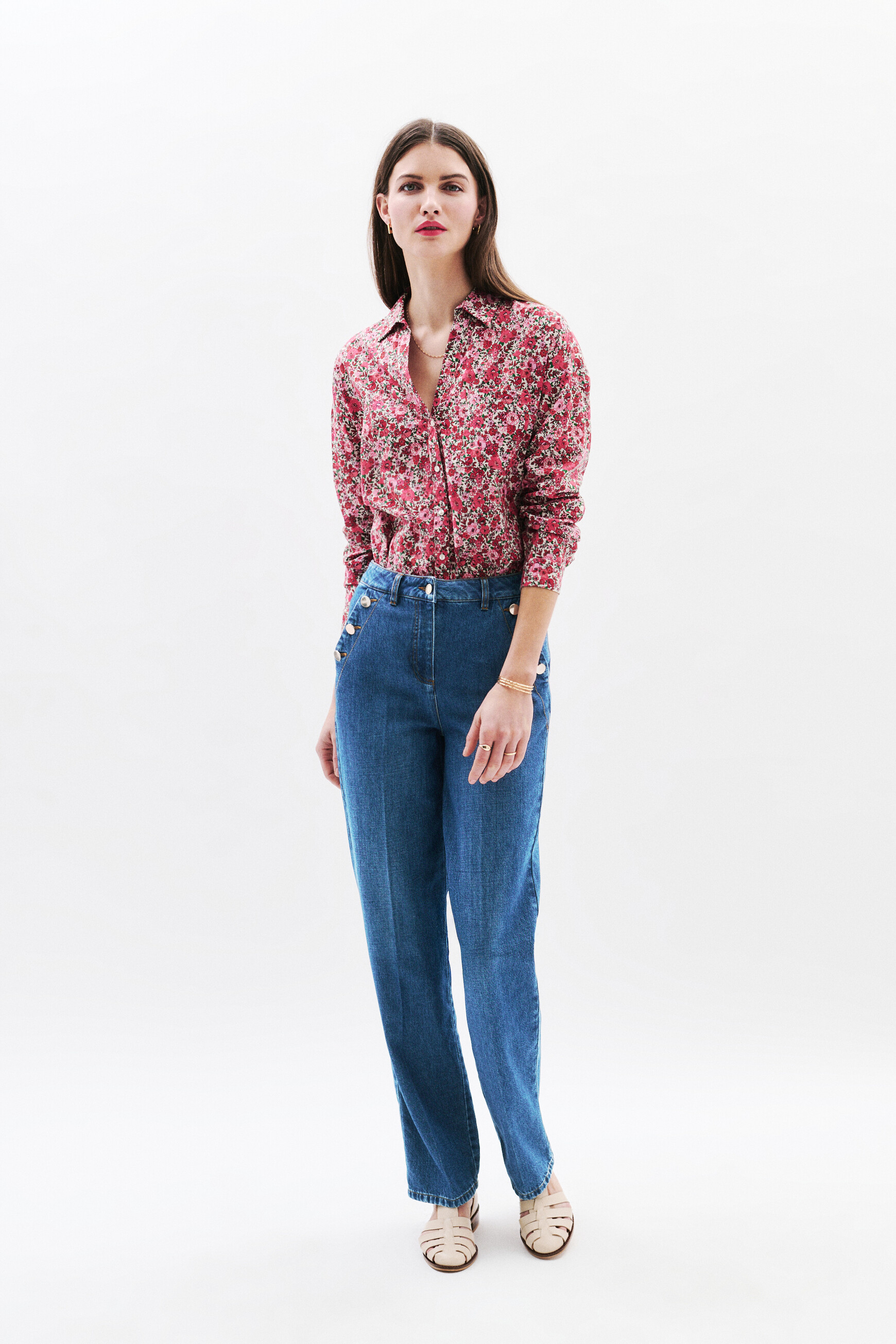 Pantaloni Permal denim stone donna