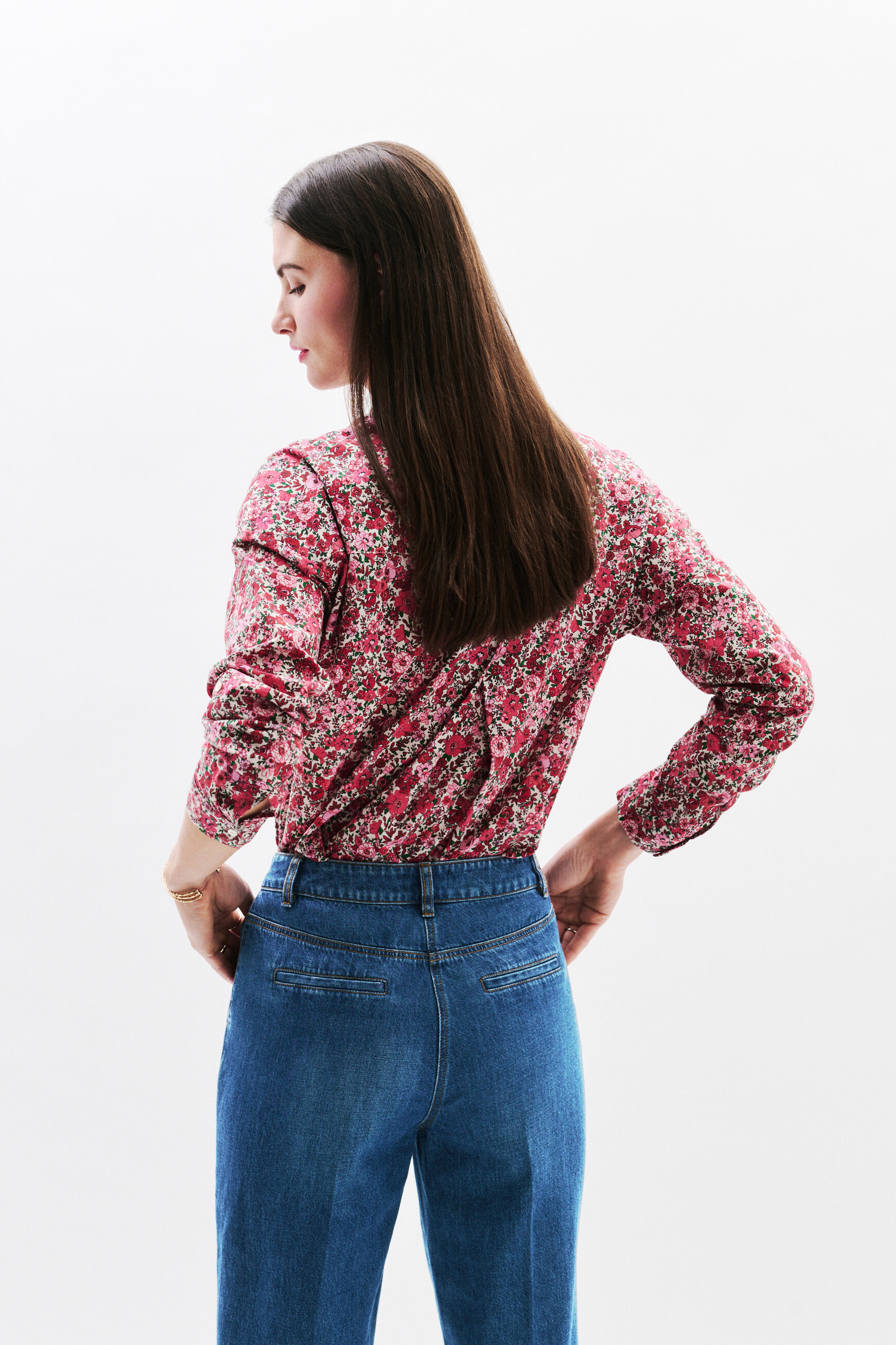 Permal trousers stone denim woman