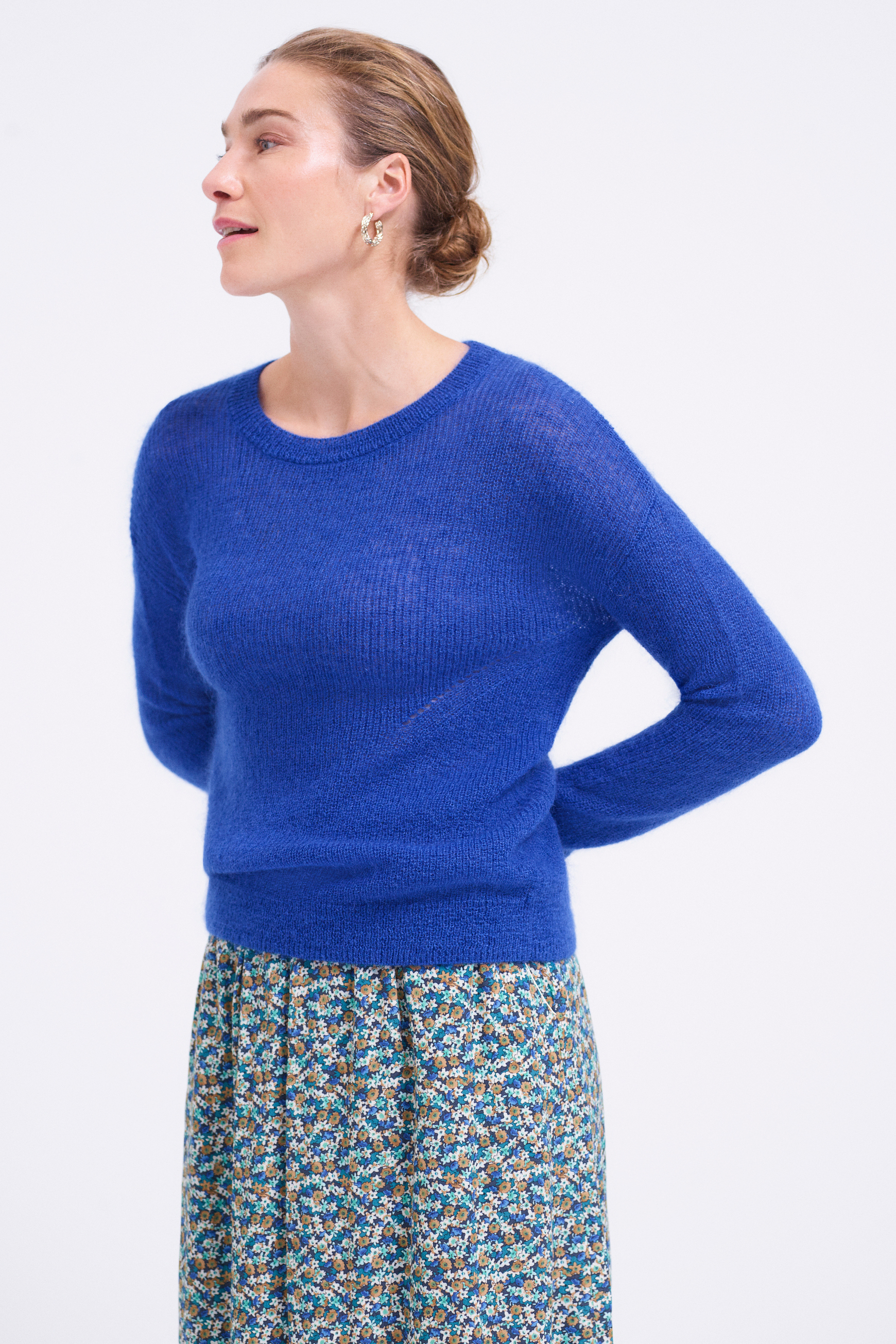 pull diana bleu roi femme