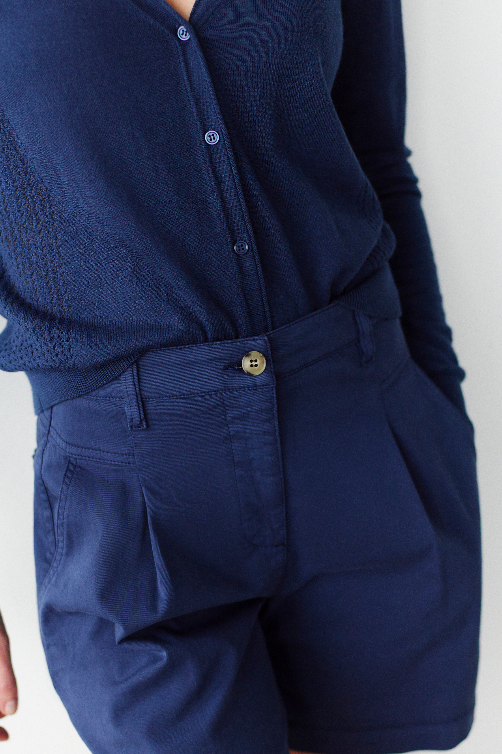 short ignacio bleu marine femme