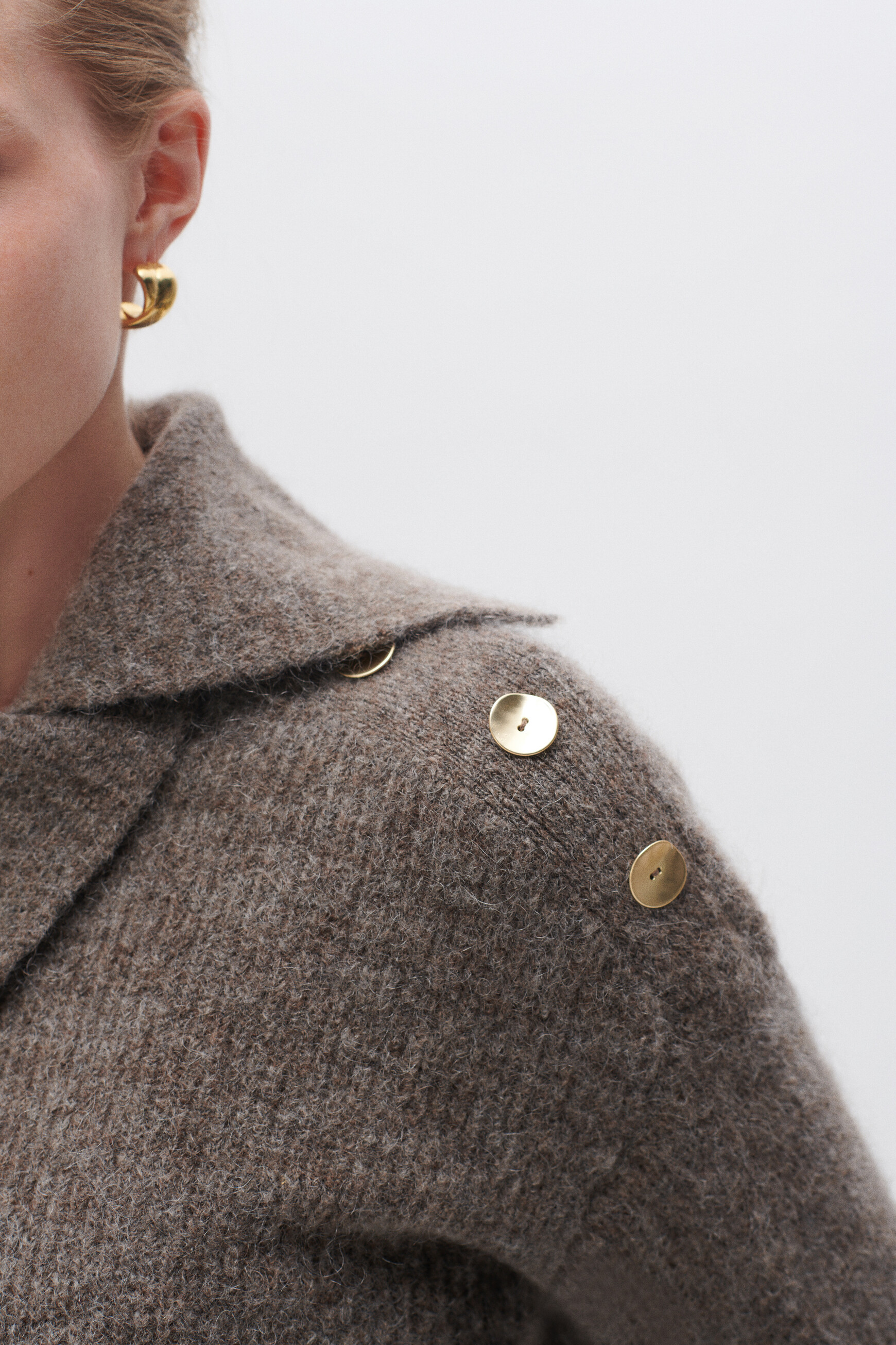 Melkior sweater taupe woman