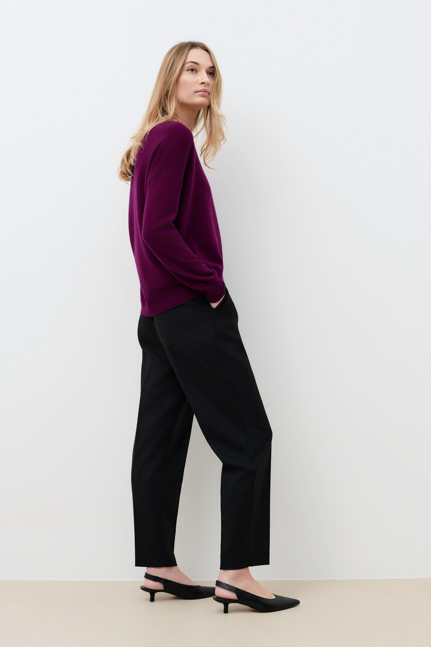 Pantalon Polygone noir femme | Caroll
