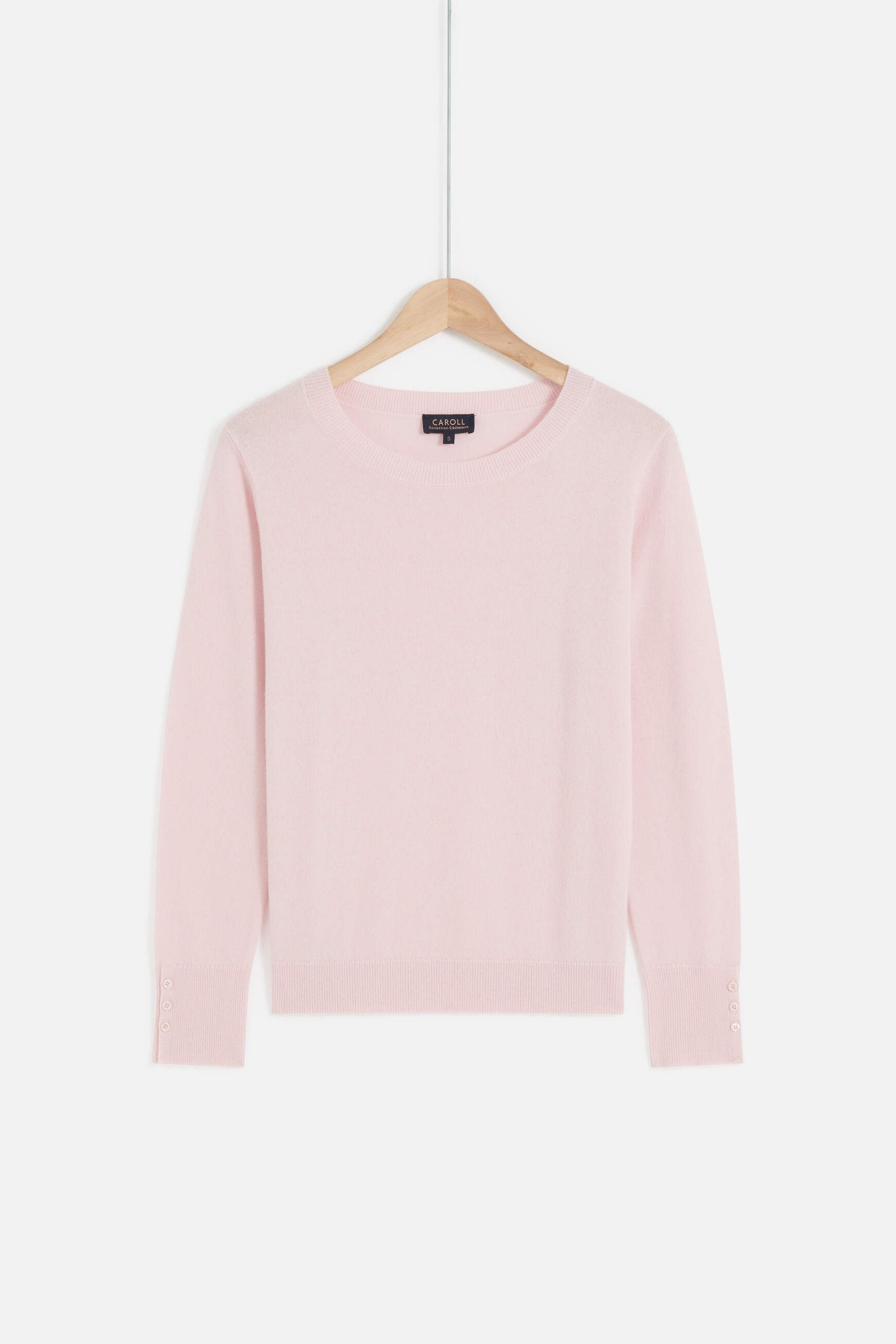 Magda sweater pastel pink woman