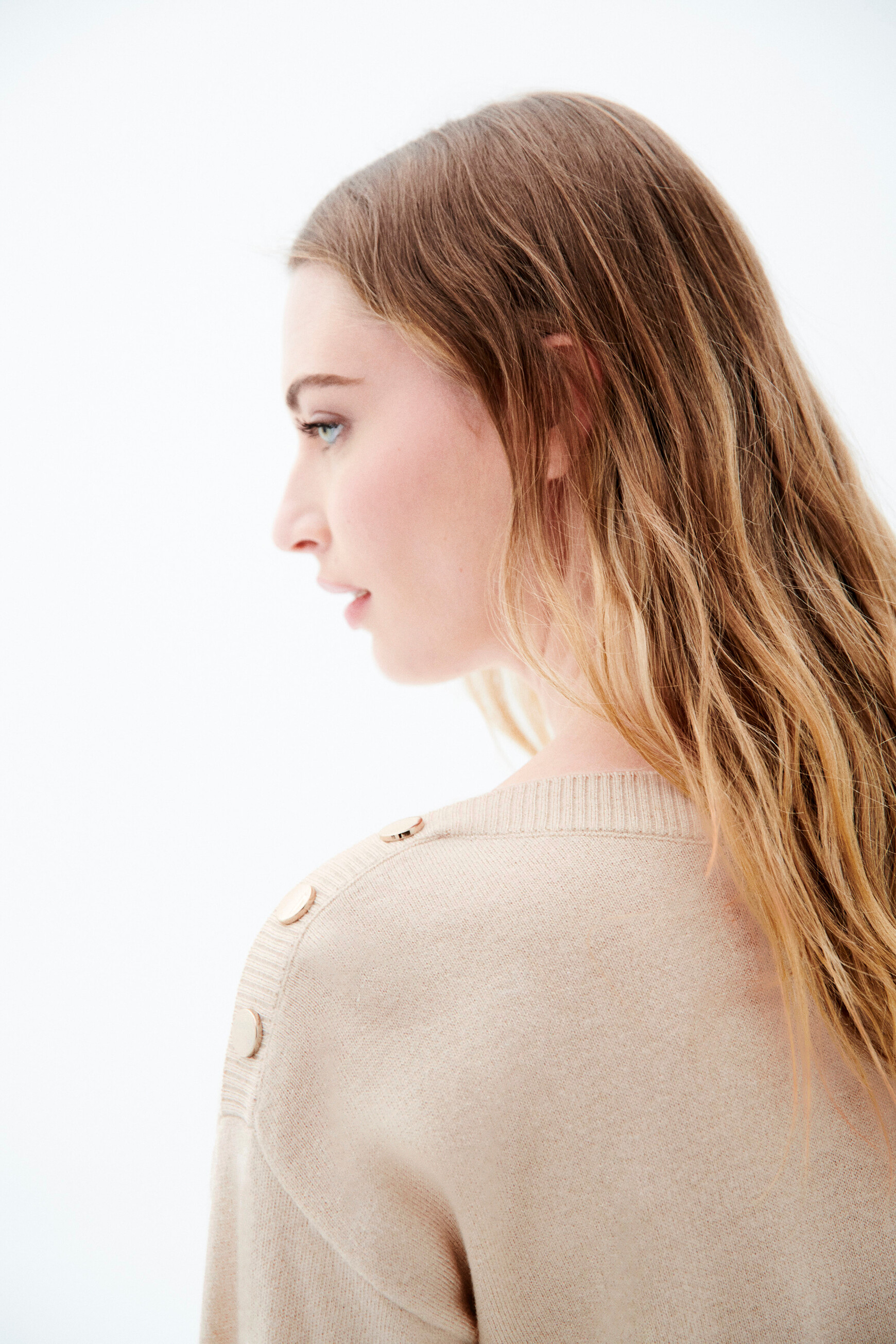 manfredo jumper beige woman