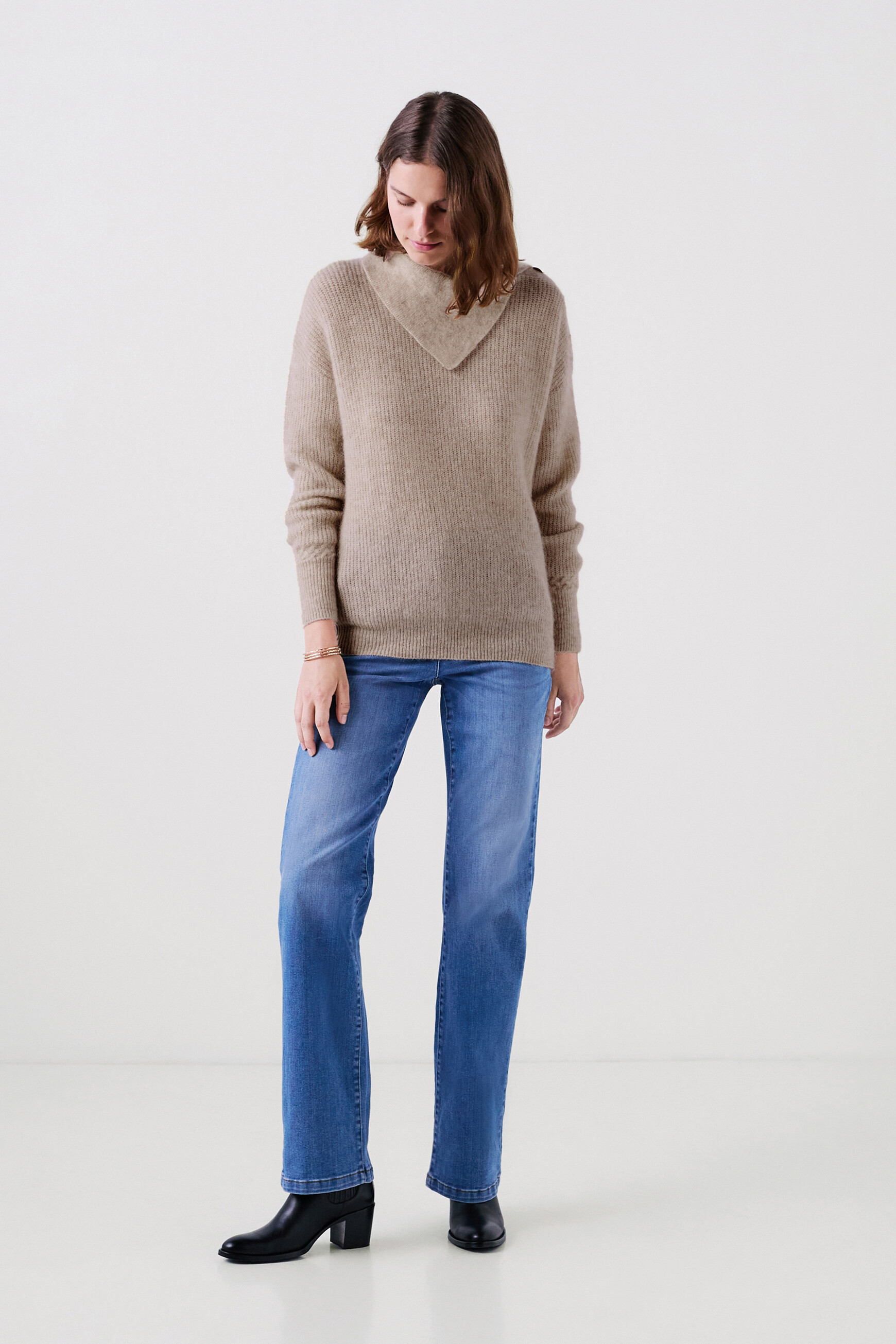 Melkior sweater beige woman