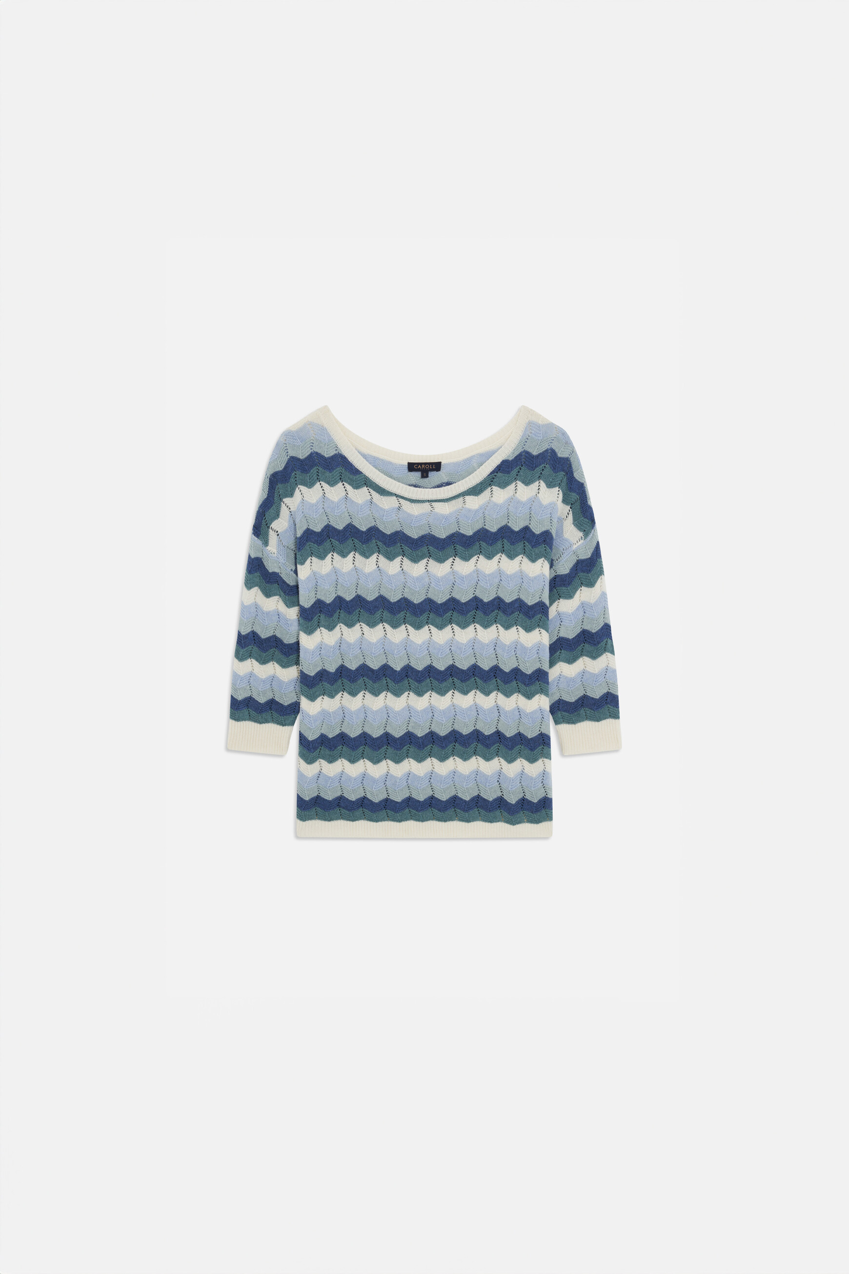 Marineta sweater stone wash denim woman
