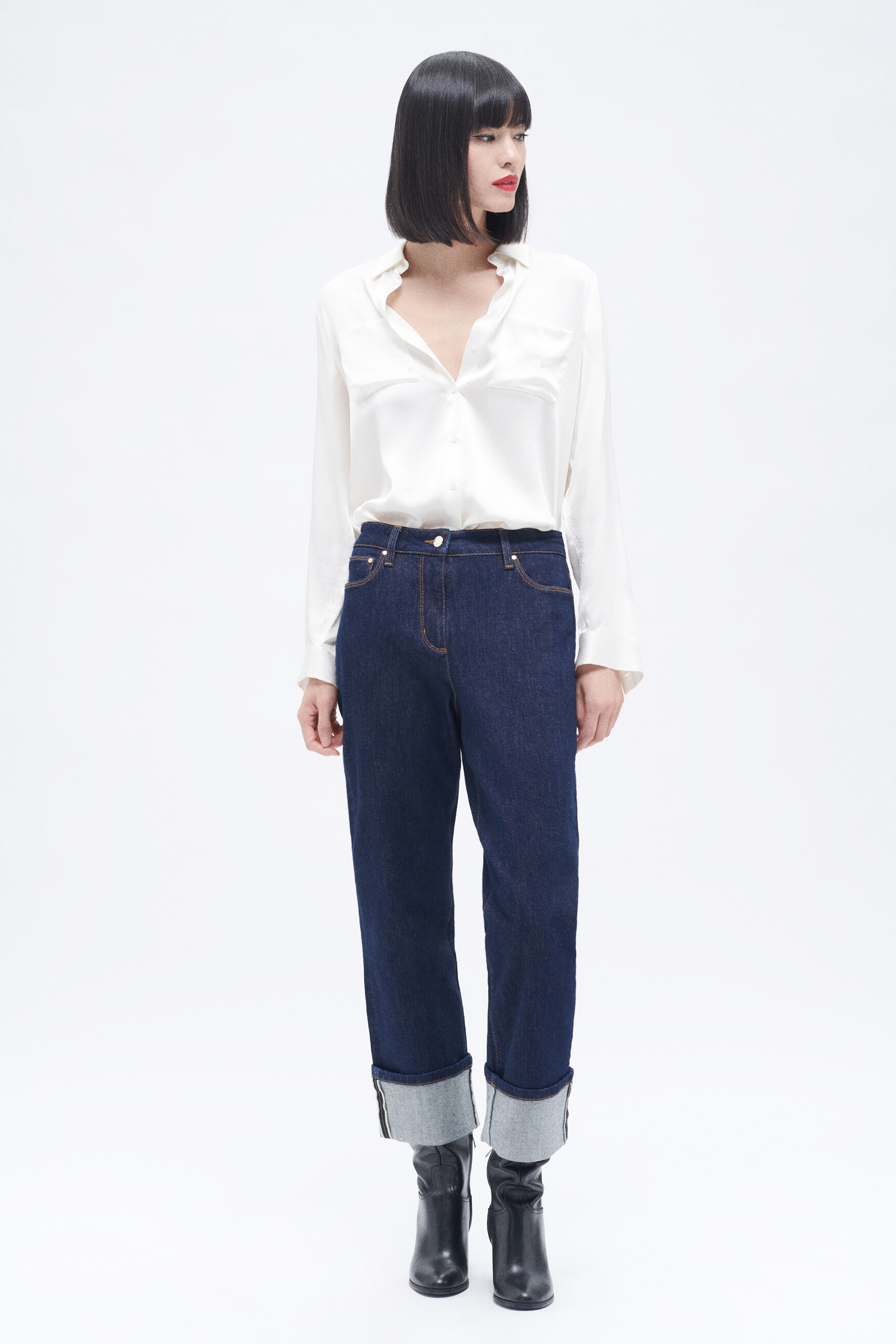 ponton trousers denim raw woman