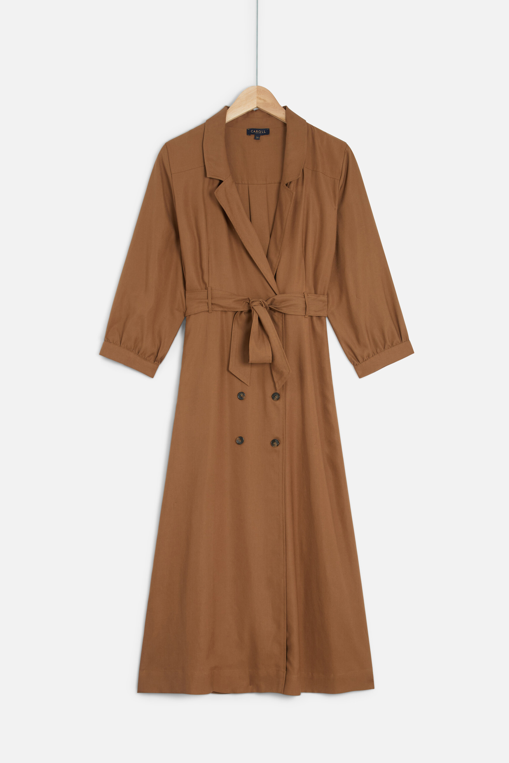 robe alma camel femme
