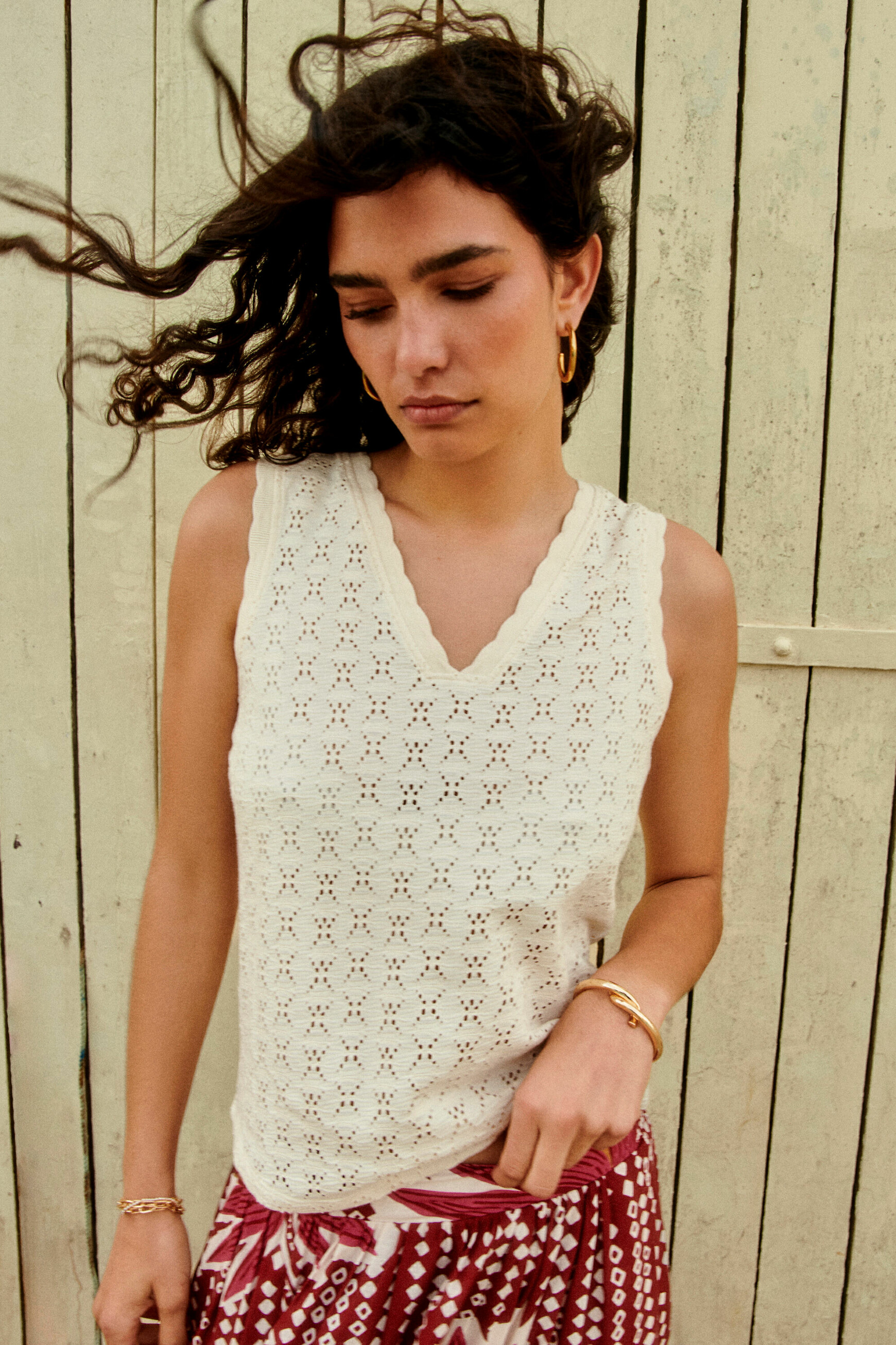 talitha T-shirt ecru woman