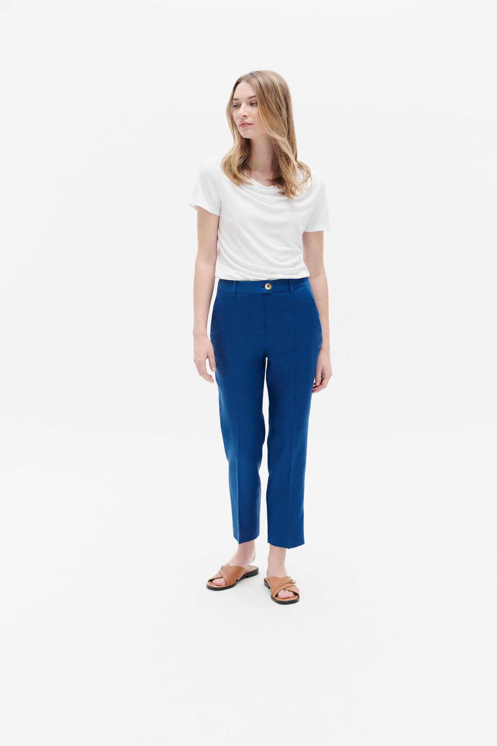 randy trousers blue woman