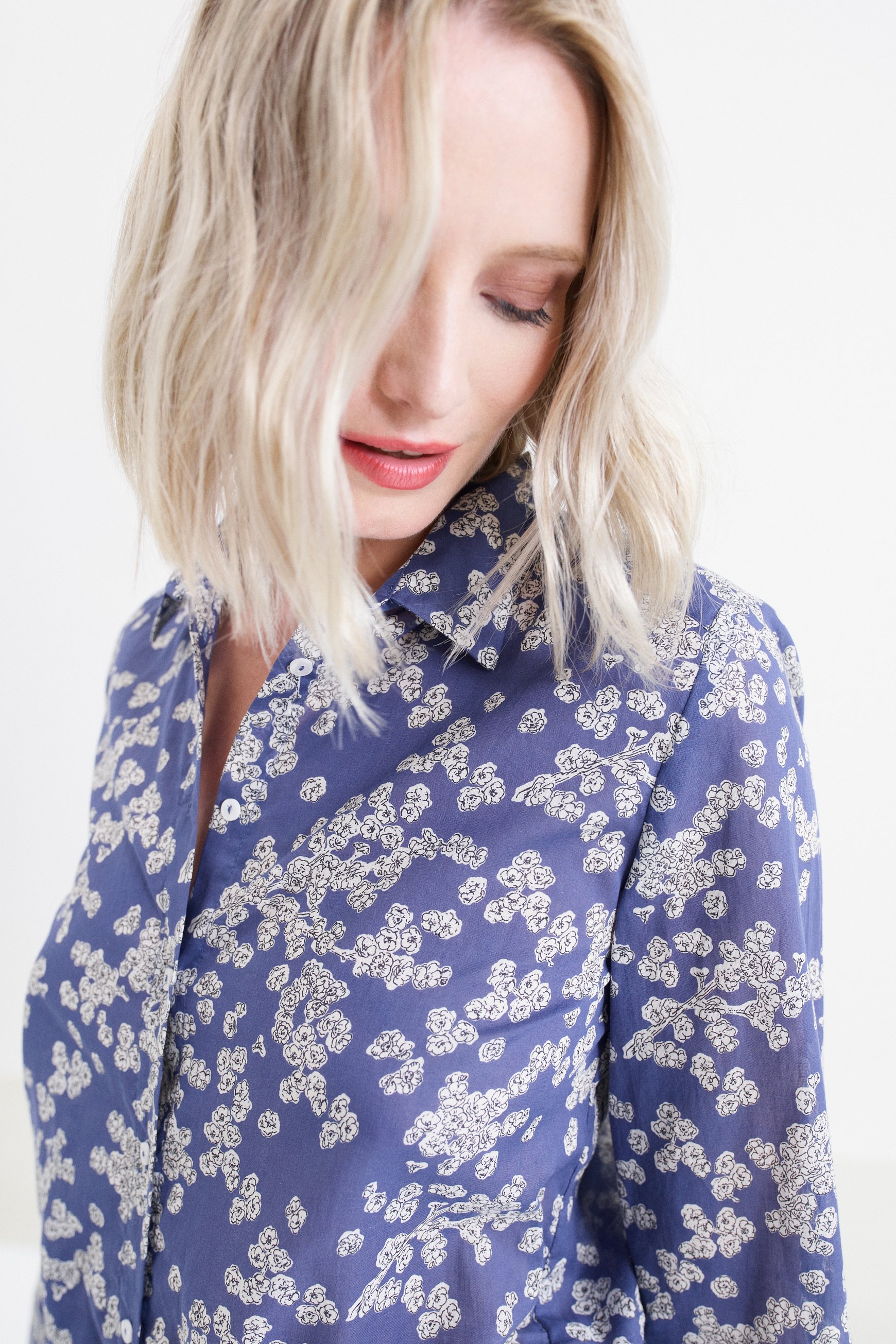 chemise jessica bleu femme