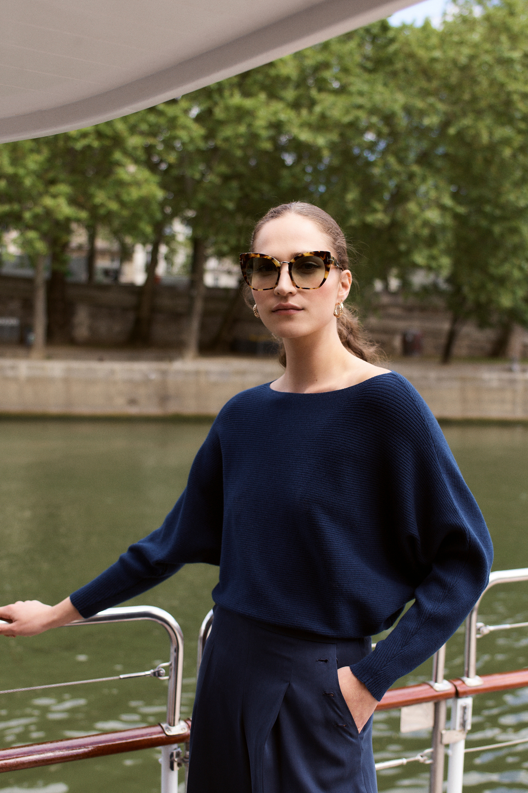 pantalon gregoire bleu femme | Caroll