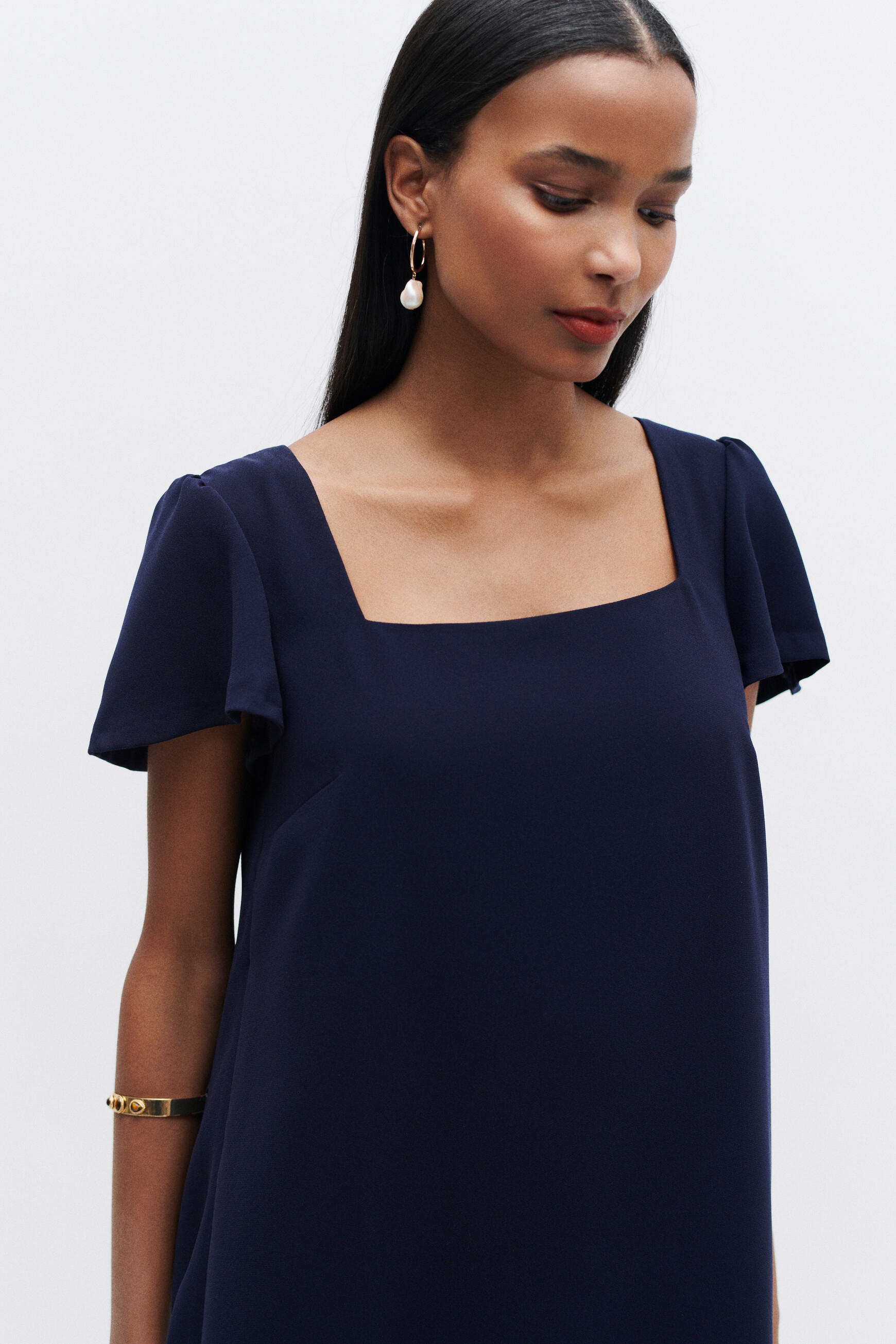 robe novio bleu marine femme