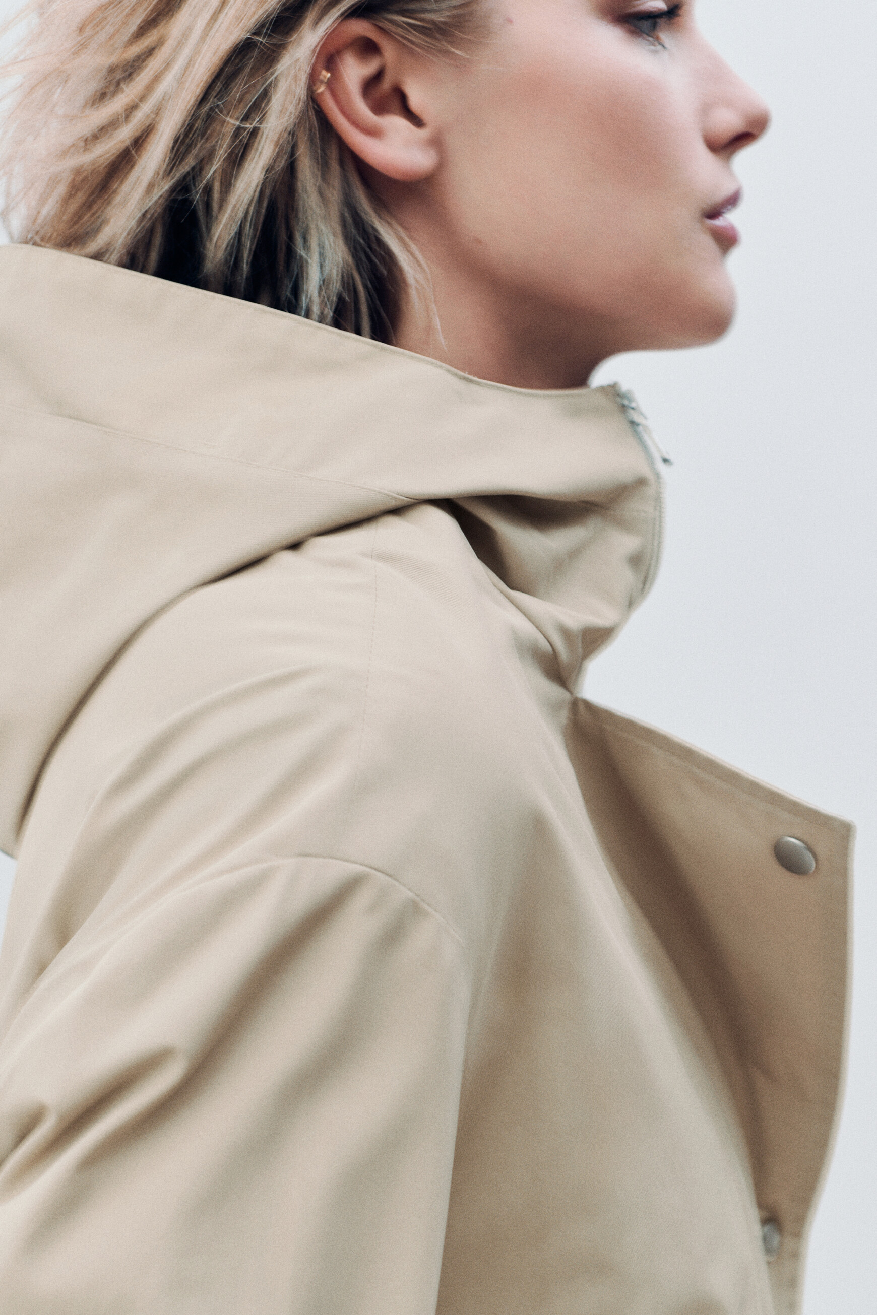 Toilon parka sand woman